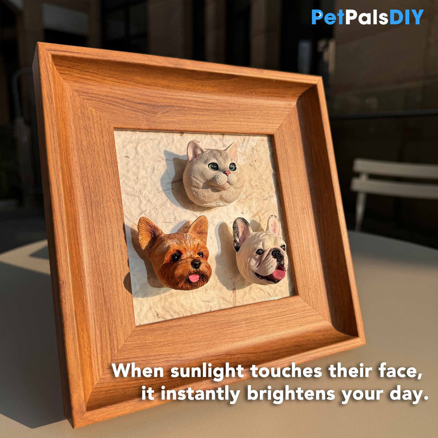 Custom-Engraved Magnetic Pet Figurine - PetPalsDIY.com