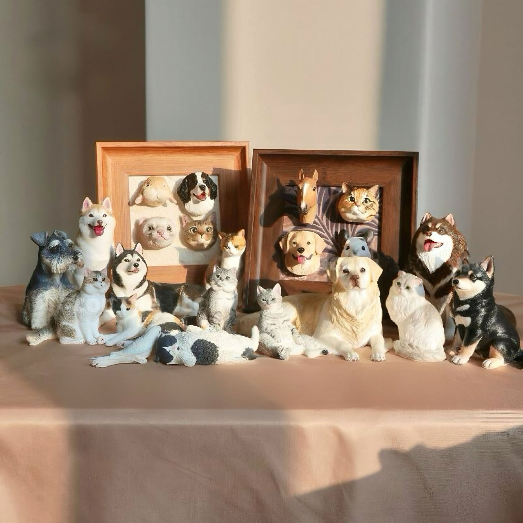 Handmade Personalized Full-Body Pet Figurine – Custom Dog/Cat Statue ...