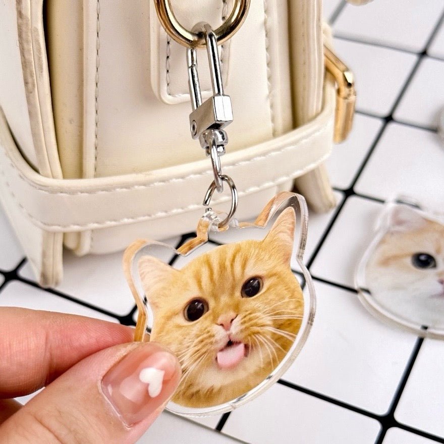 Personalized Pet Acrylic Keychain - PetPalsDIY.com