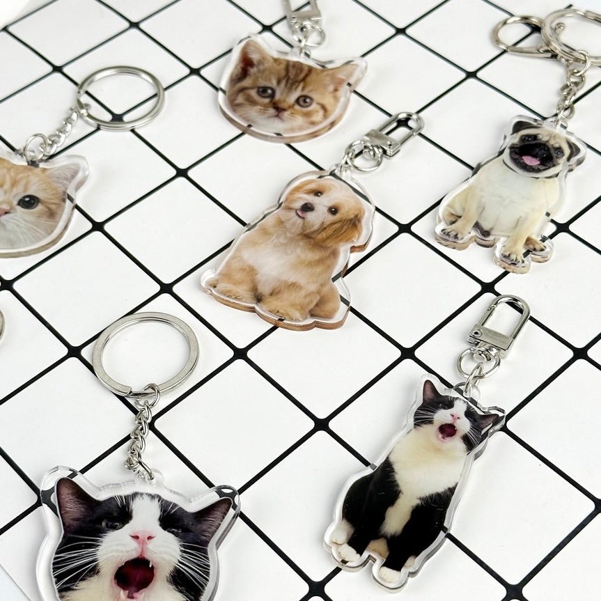 Personalized Pet Acrylic Keychain - PetPalsDIY.com