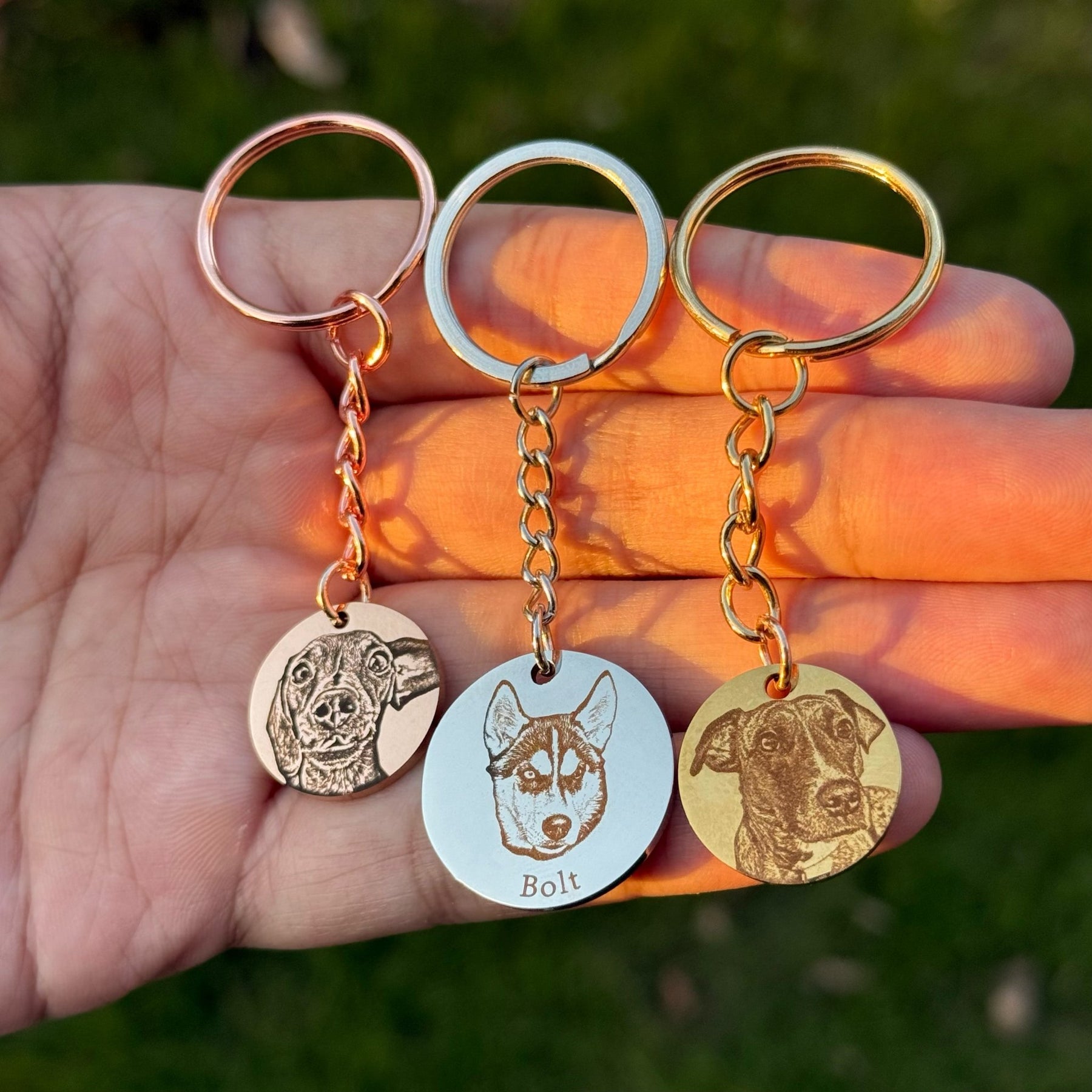 Personalized Pet Face Keychain - PetPalsDIY.com