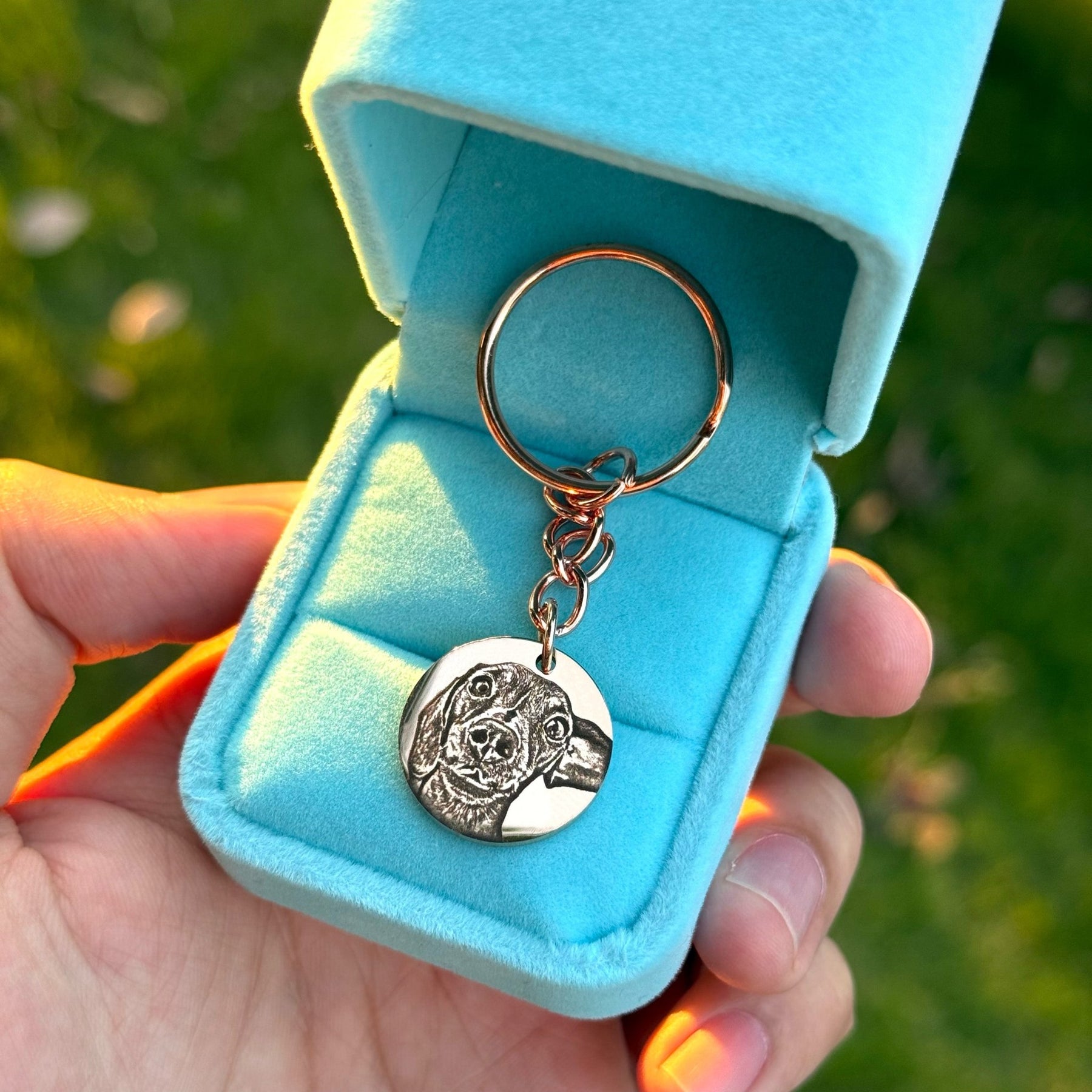 Personalized Pet Face Keychain - PetPalsDIY.com